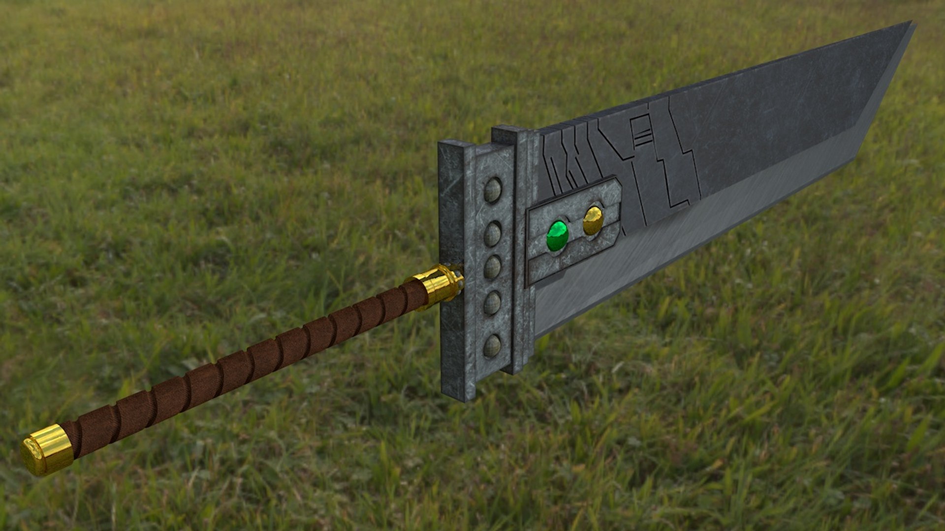 3D Buster Sword Model - TurboSquid 1554181