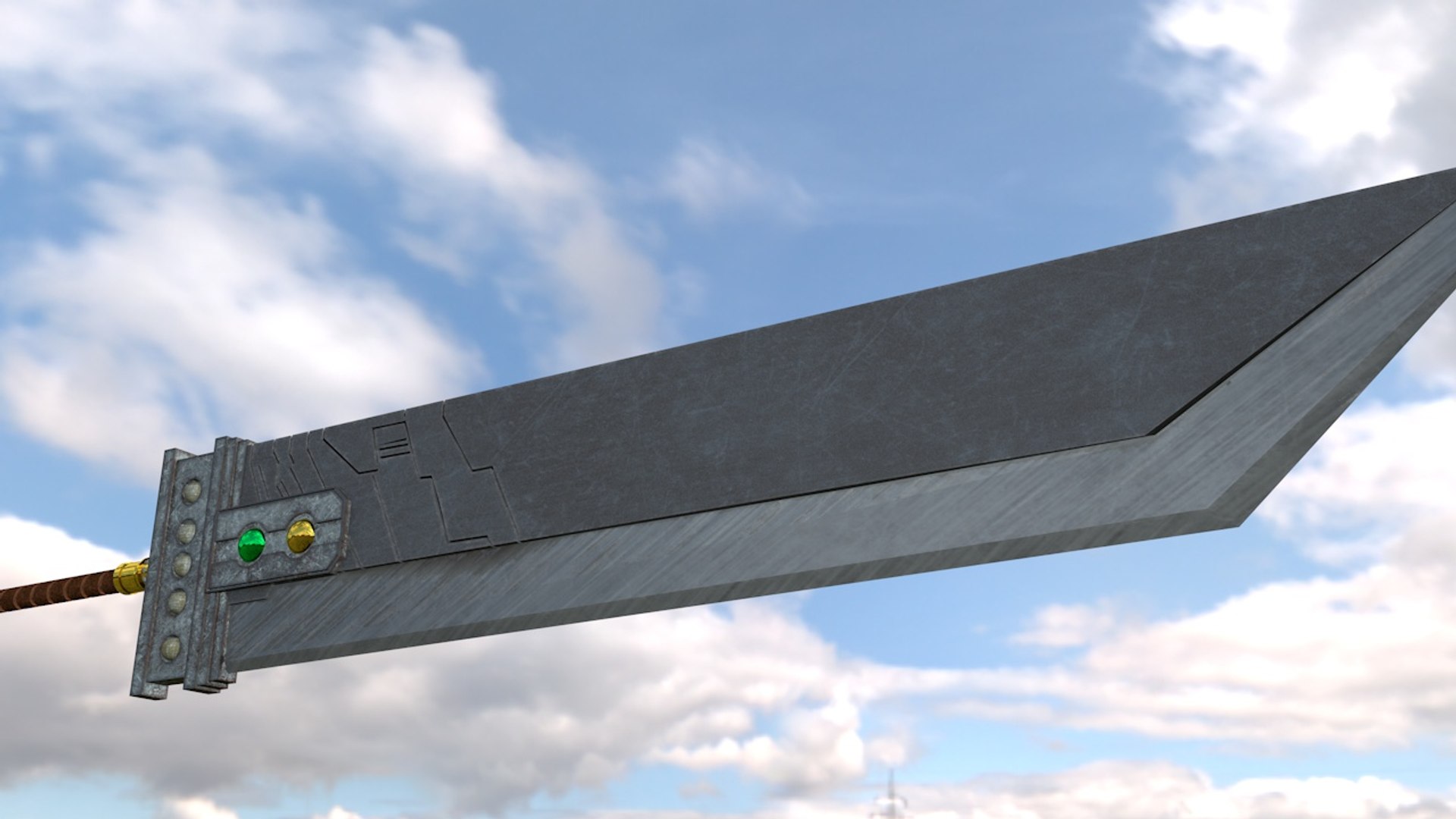 3D Buster Sword Model - TurboSquid 1554181