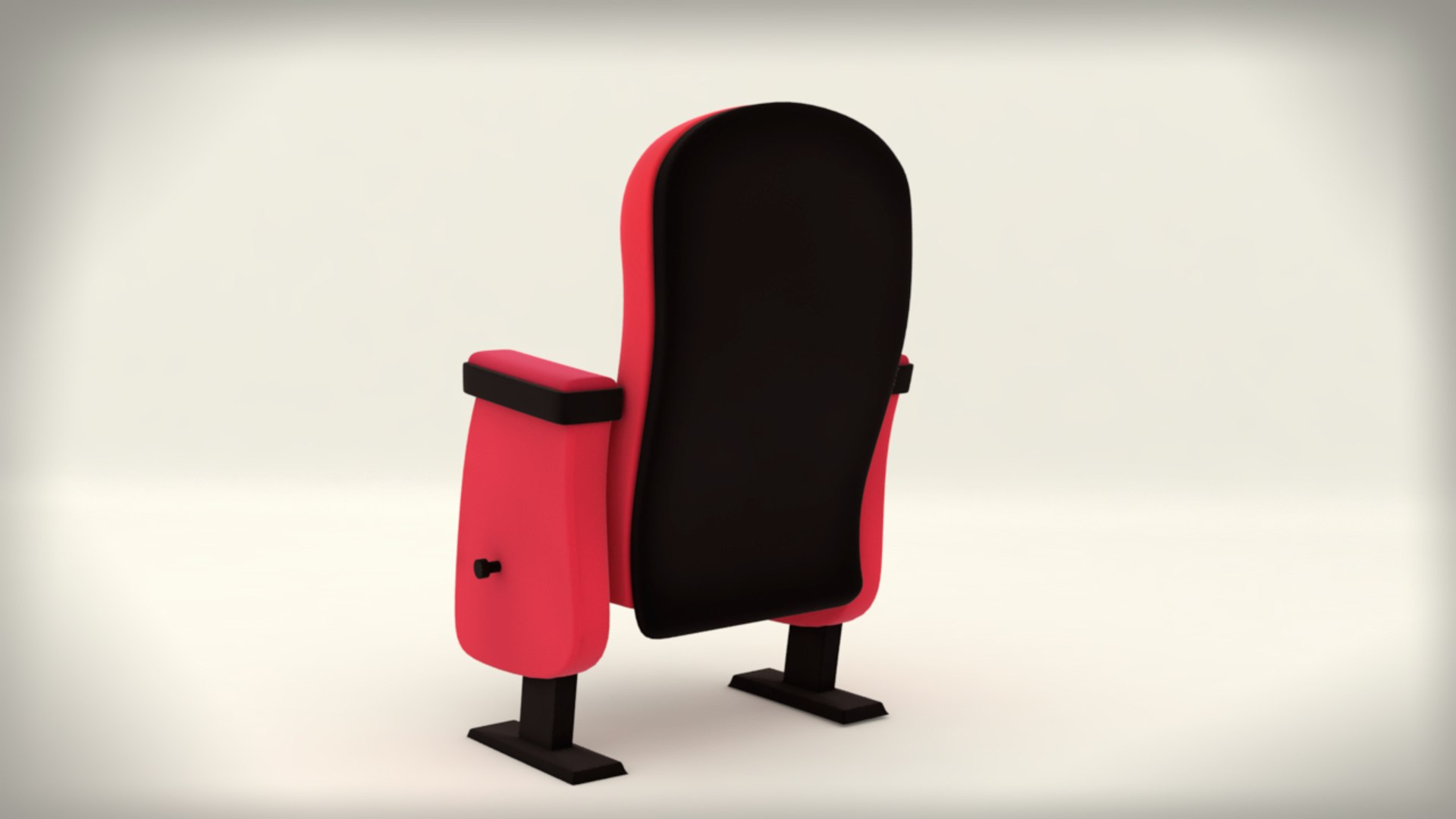 Cartoon Theater Seat 3d Max