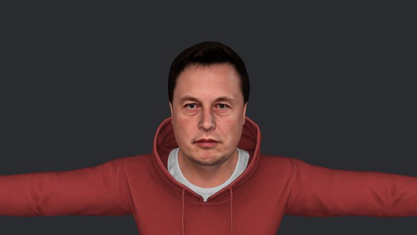 modelo 3d Elon Musk V2 Personaje 3D hiperrealista de cuerpo completo y ...