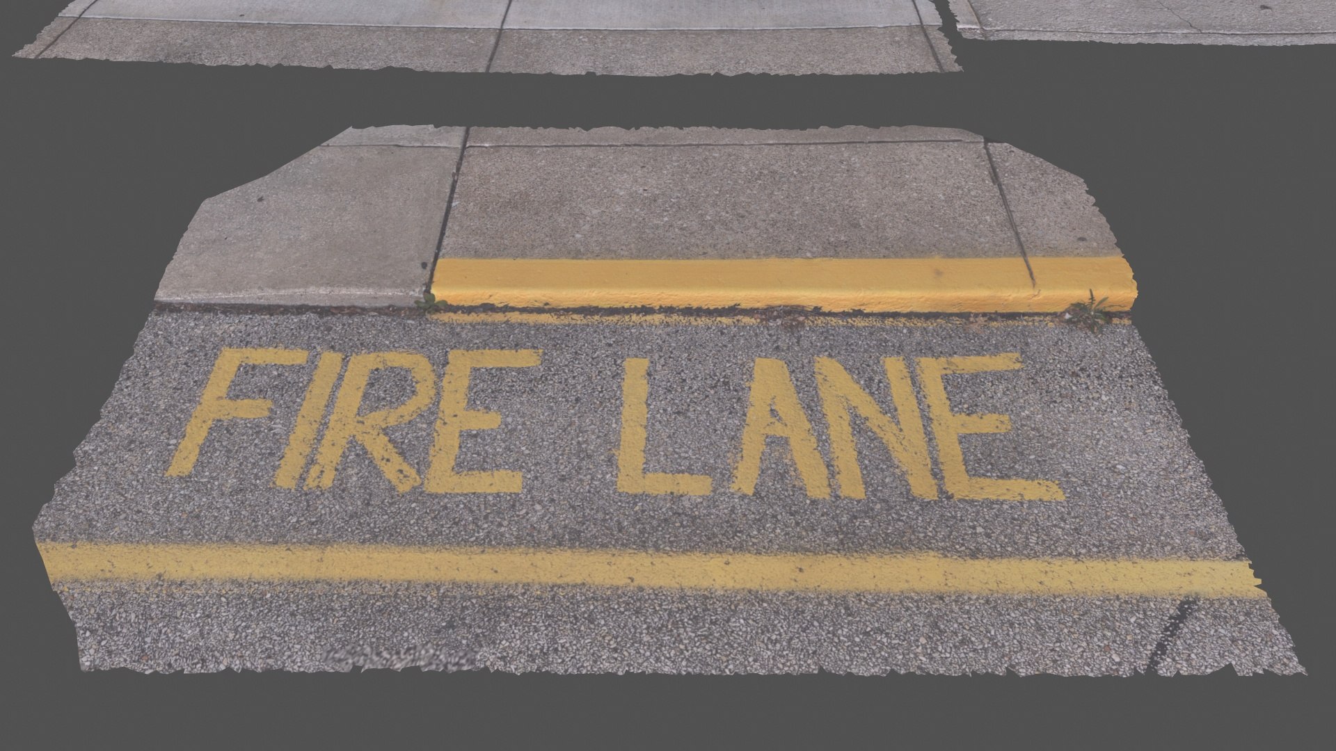 3D set road curb hatches grille 3D model - TurboSquid 2158098