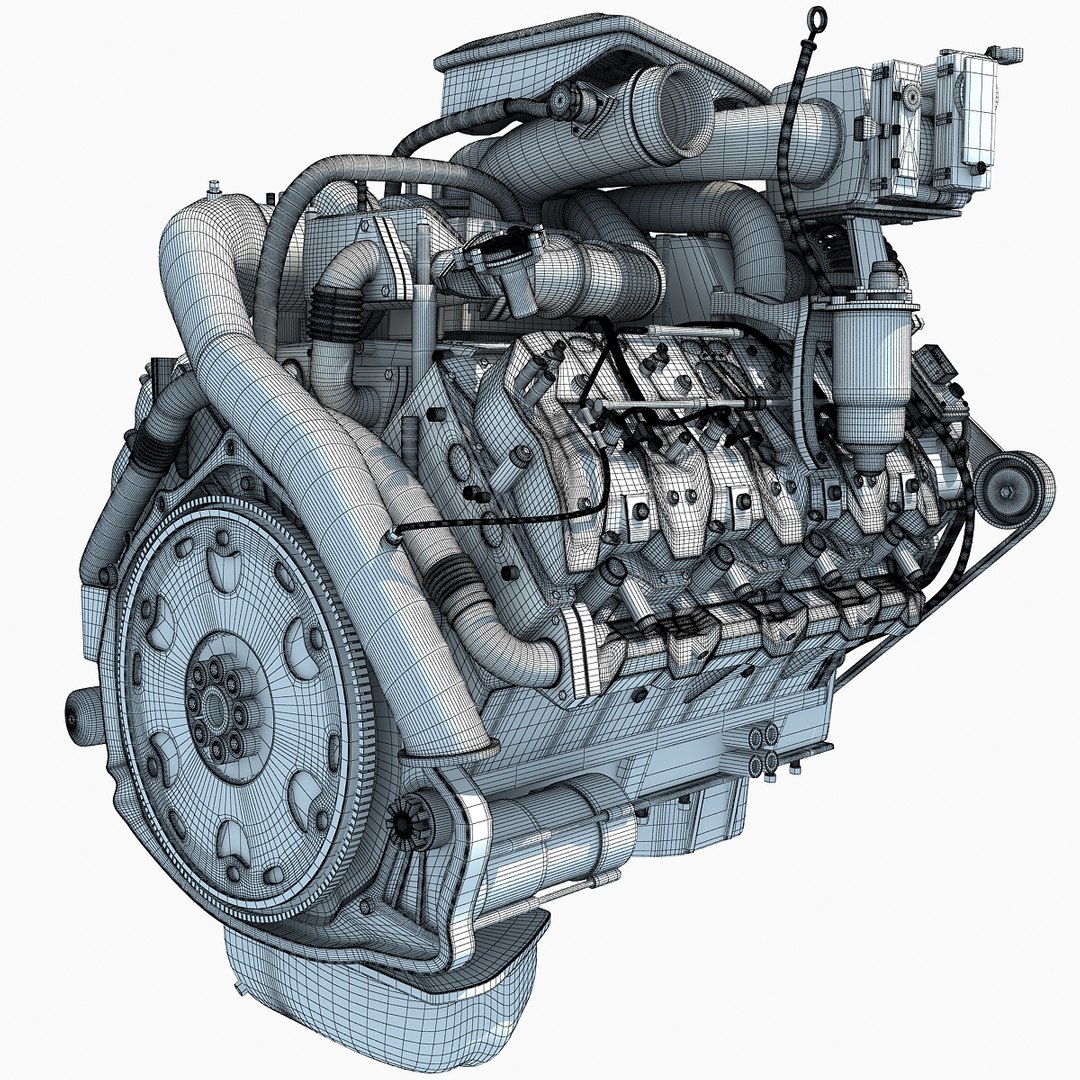 3d Duramax Diesel V8 Turbo Engine