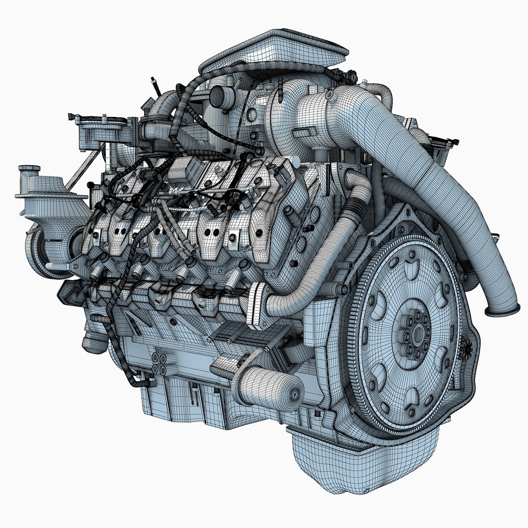 3d Duramax Diesel V8 Turbo Engine