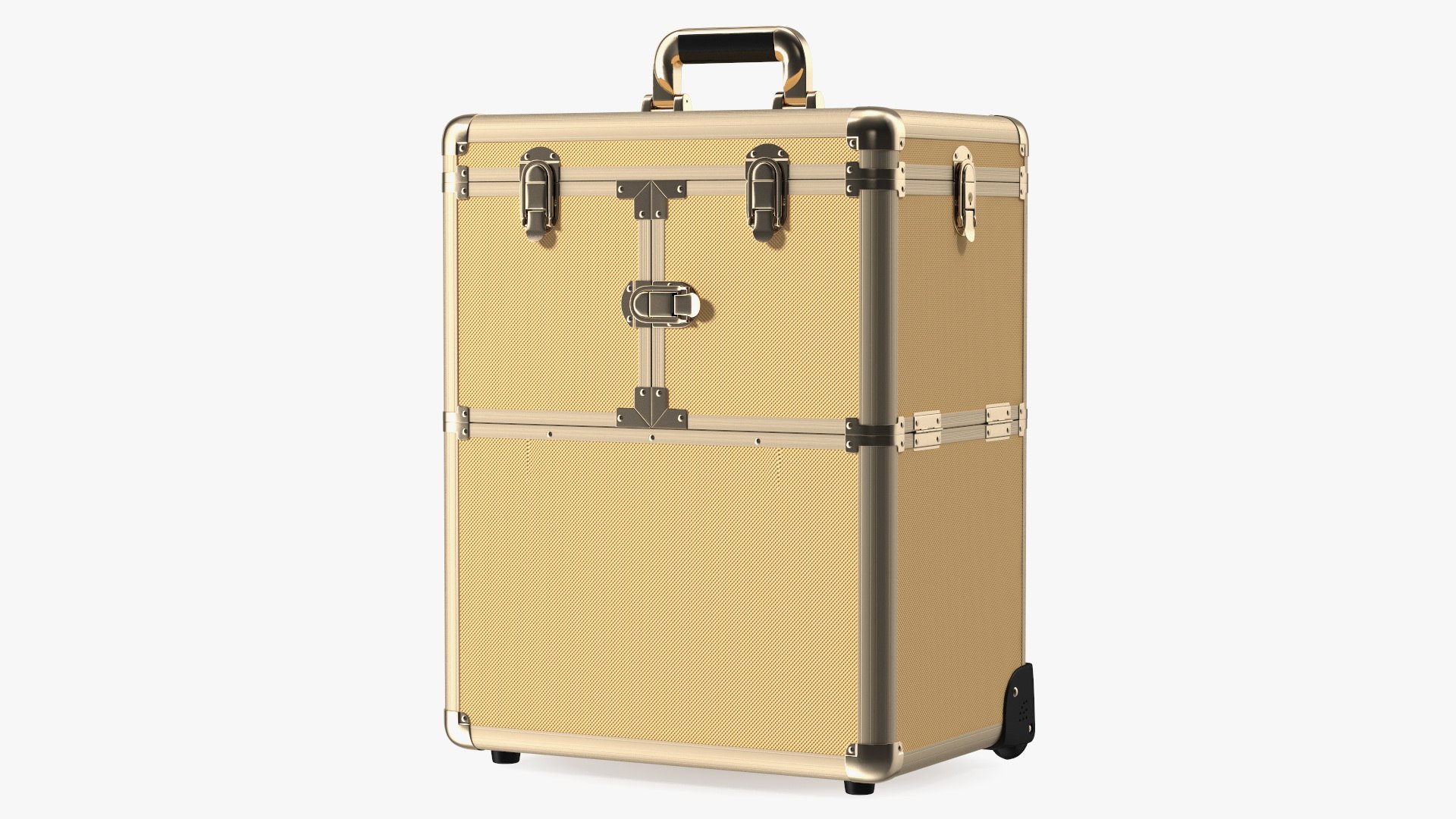 3D Golden Rolling Makeup Case Folded model - TurboSquid 1812143