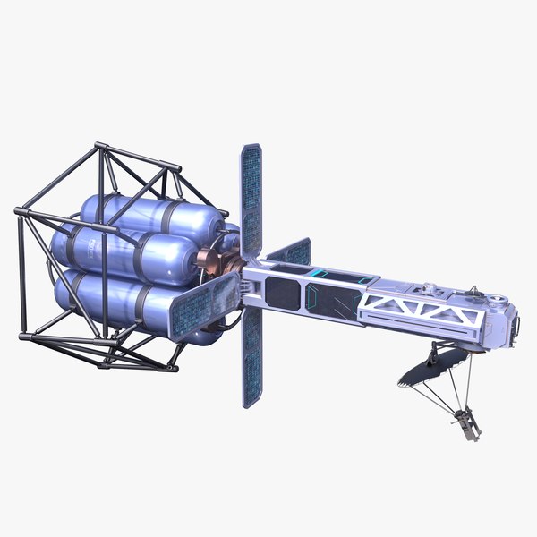 futuristic space robot nasa 3d obj