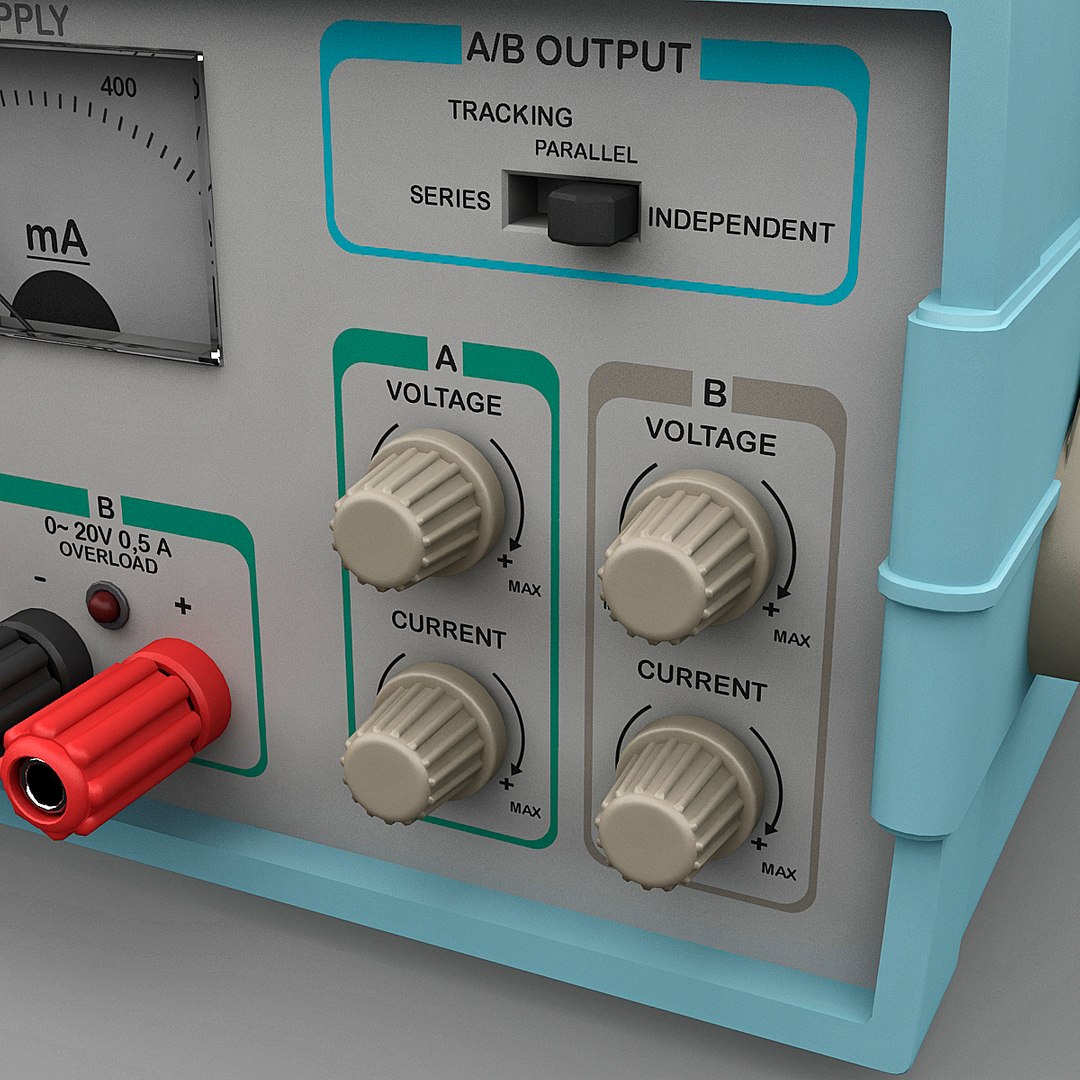 3d Model Digital Multimeter Tektronix Cps250