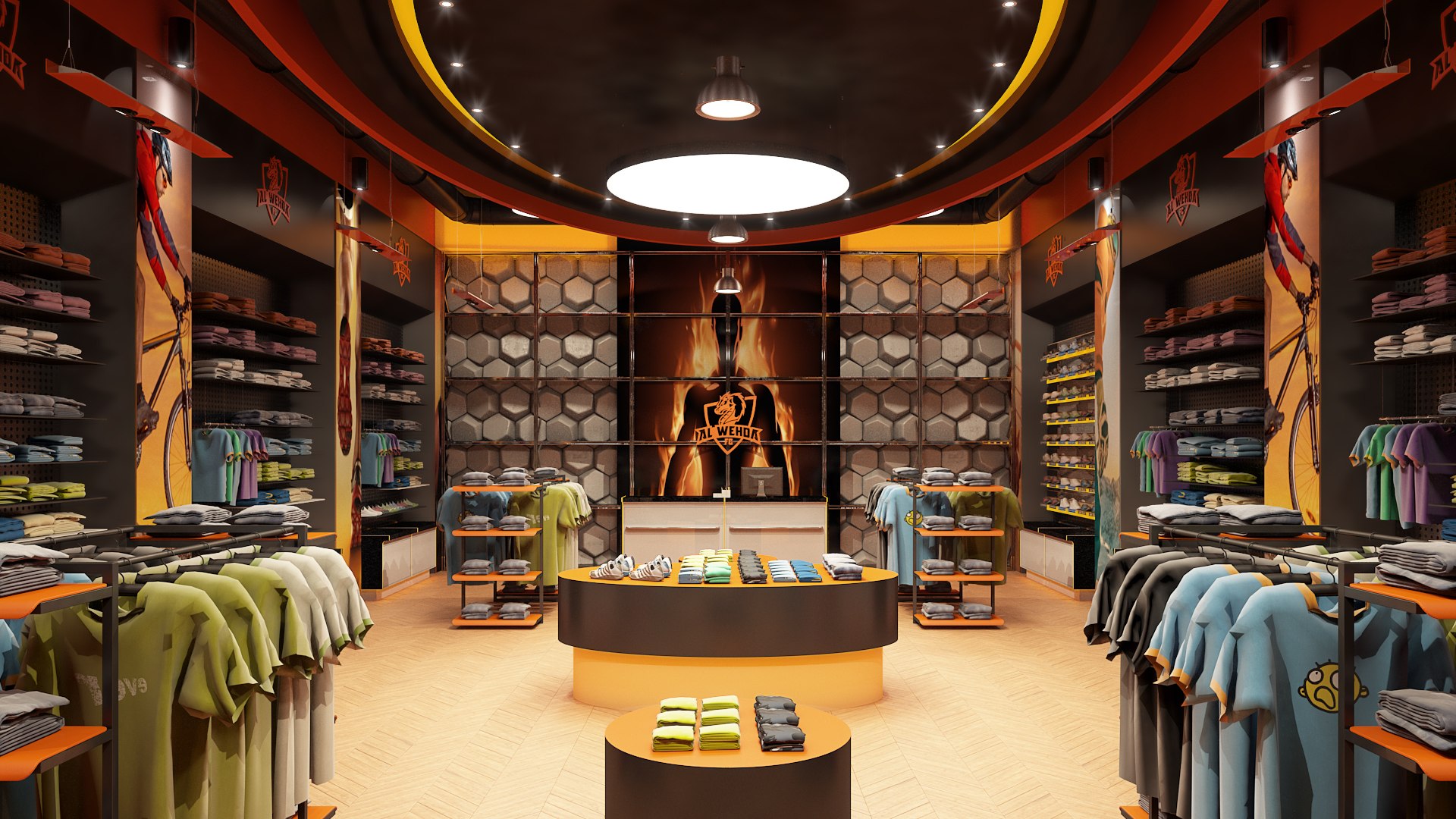 3D Model Sports Store Interior - TurboSquid 2163627