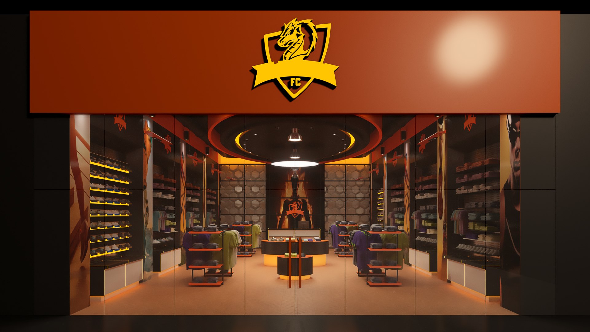 3D Model Sports Store Interior - TurboSquid 2163627