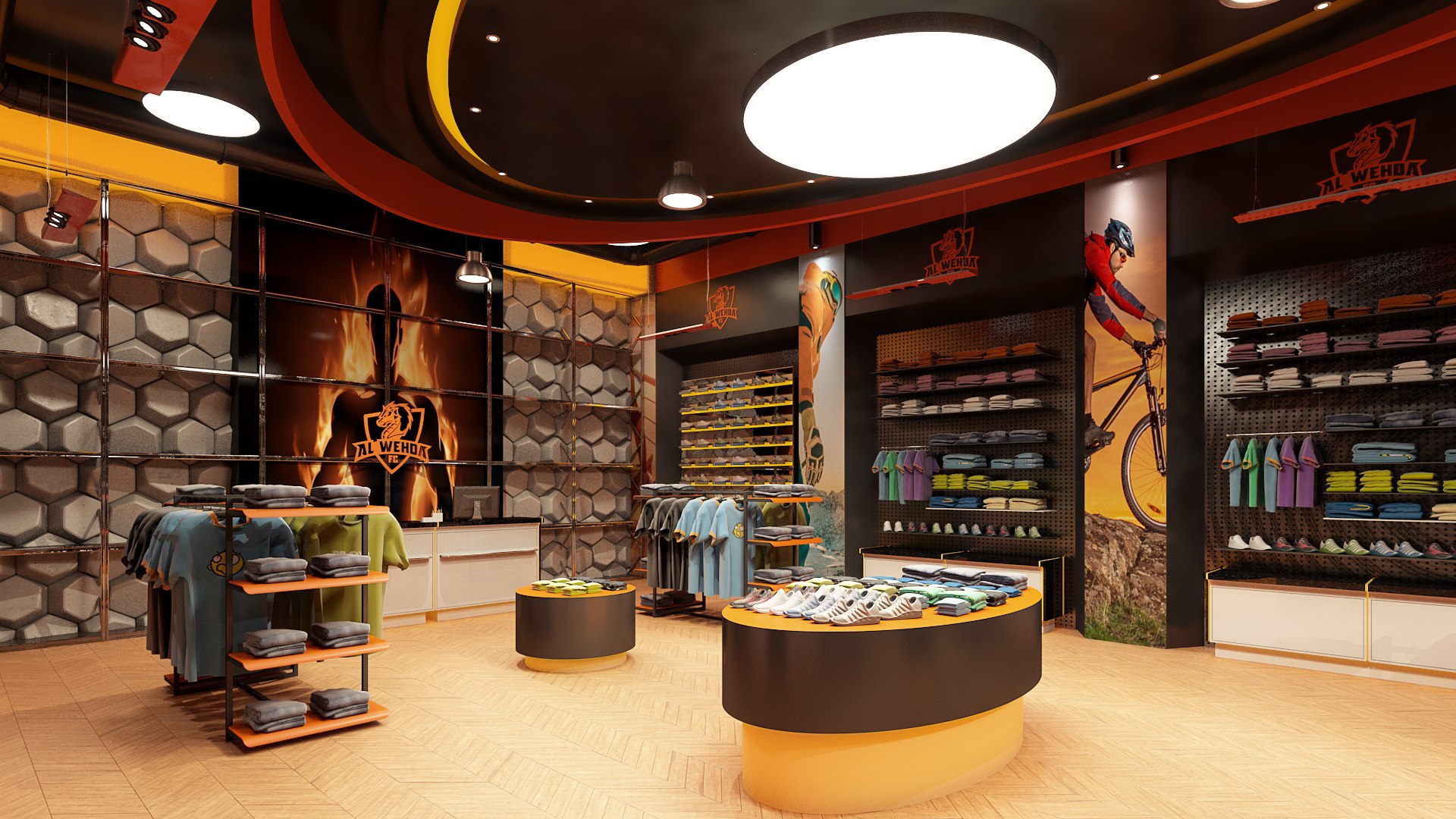 3D Model Sports Store Interior - TurboSquid 2163627