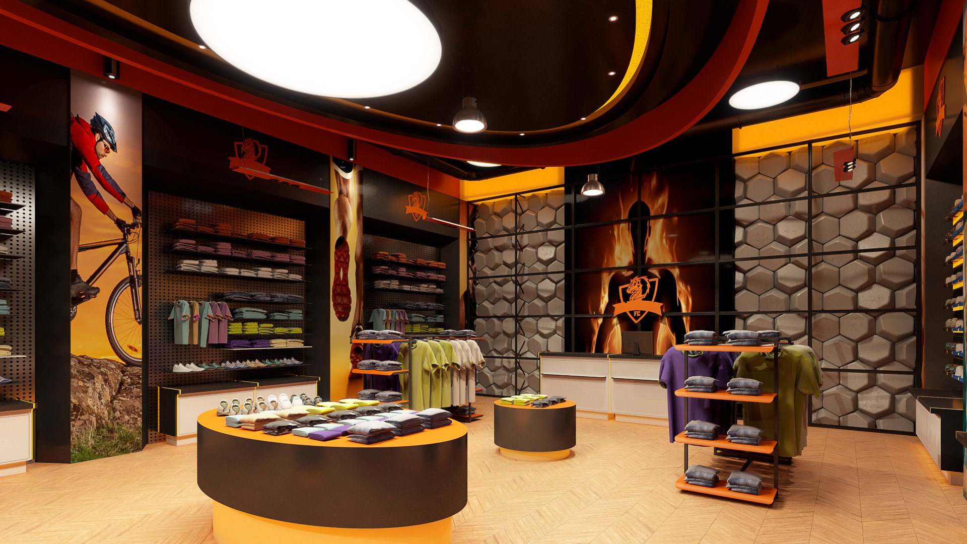 3D Model Sports Store Interior - TurboSquid 2163627