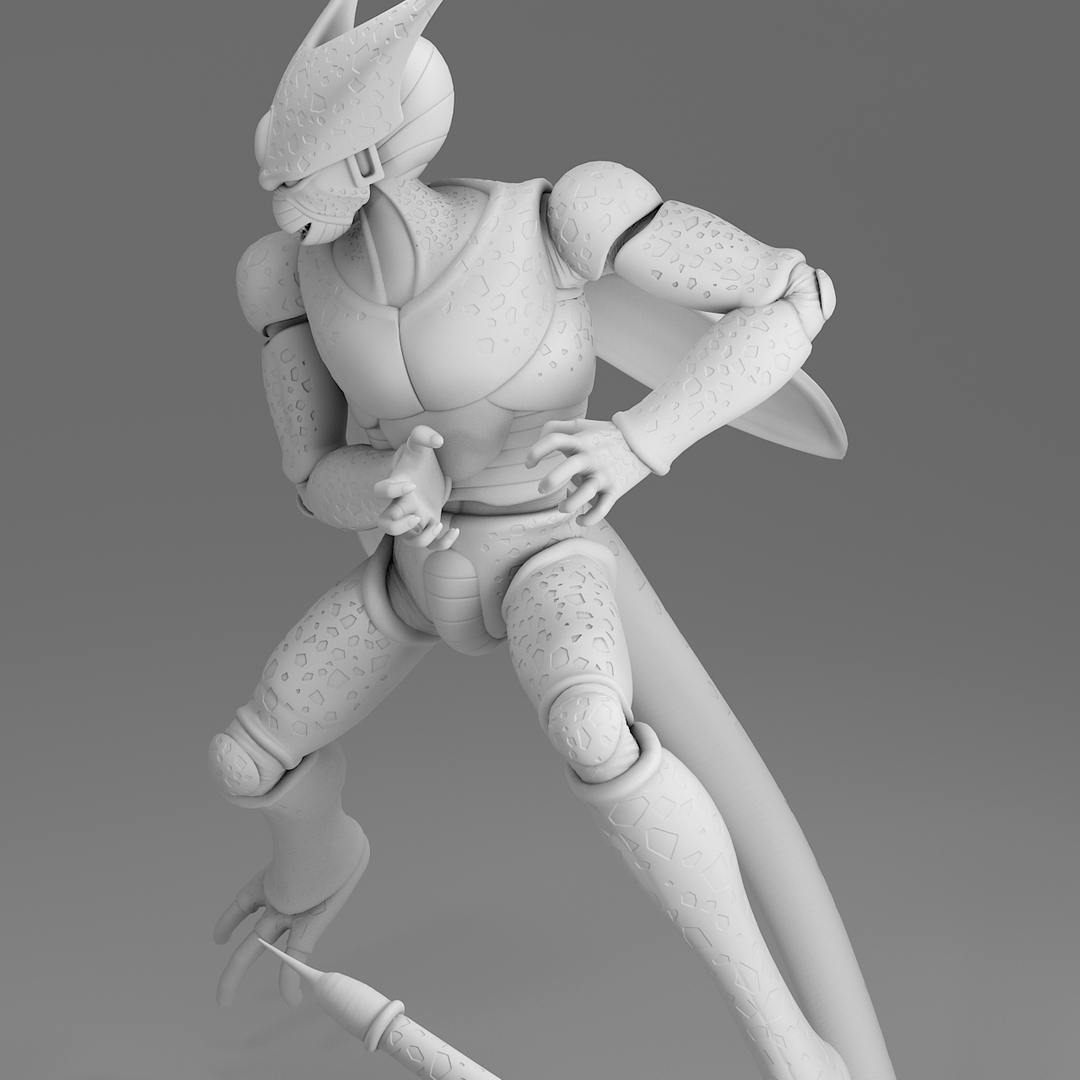 dragon ball cell rigged max