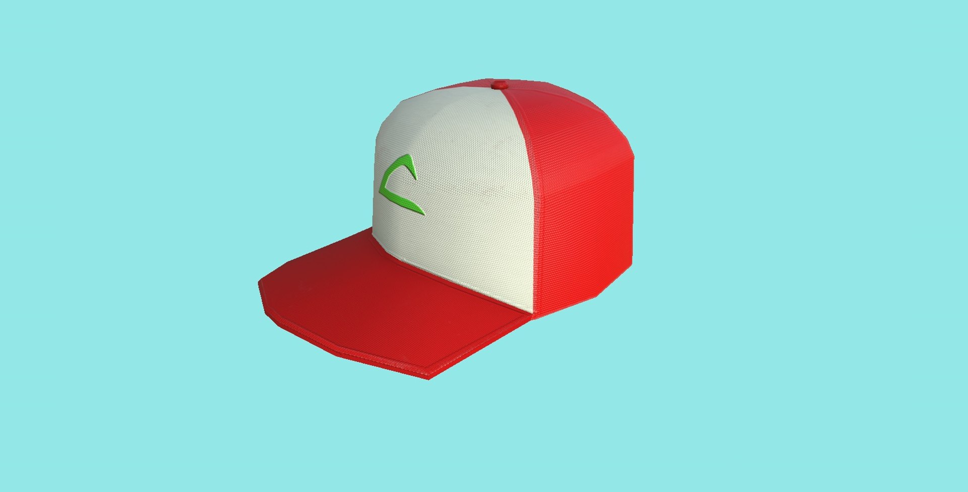 3D Ash Ketchum Cap - - TurboSquid 1711056