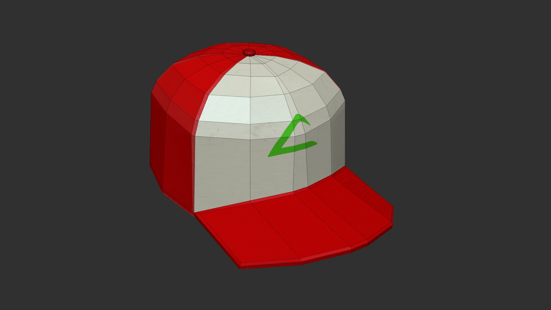 3D Ash Ketchum Cap - - TurboSquid 1711056