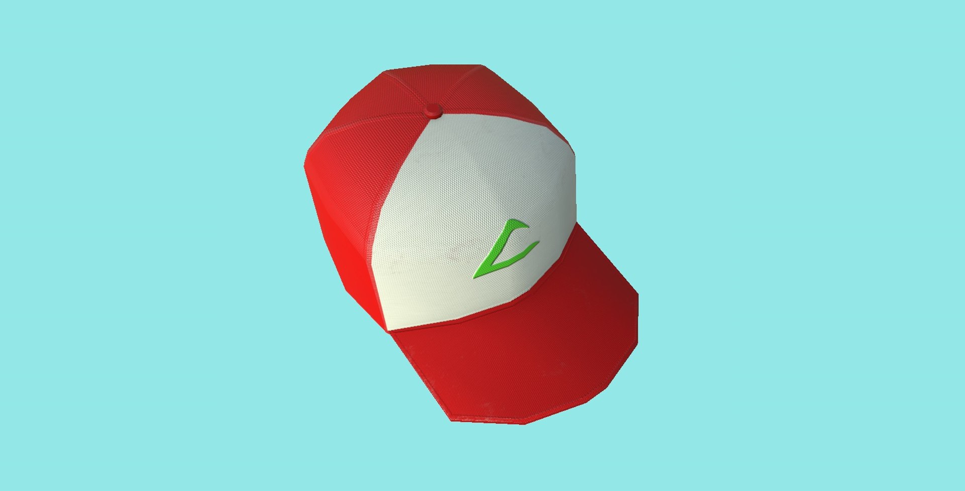 3D Ash Ketchum Cap - - TurboSquid 1711056