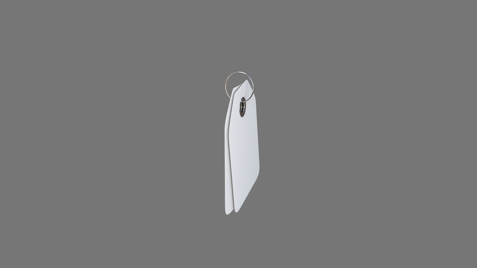 3D Price Tags Double White - TurboSquid 2347004
