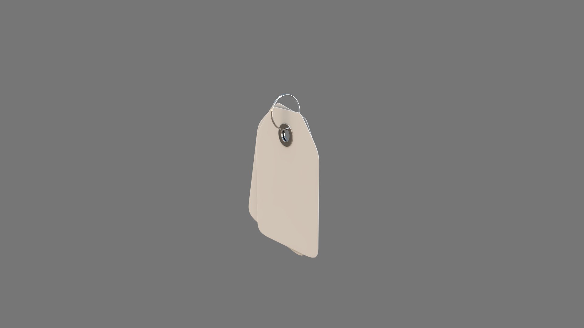 3D Price Tags Double White - TurboSquid 2347004