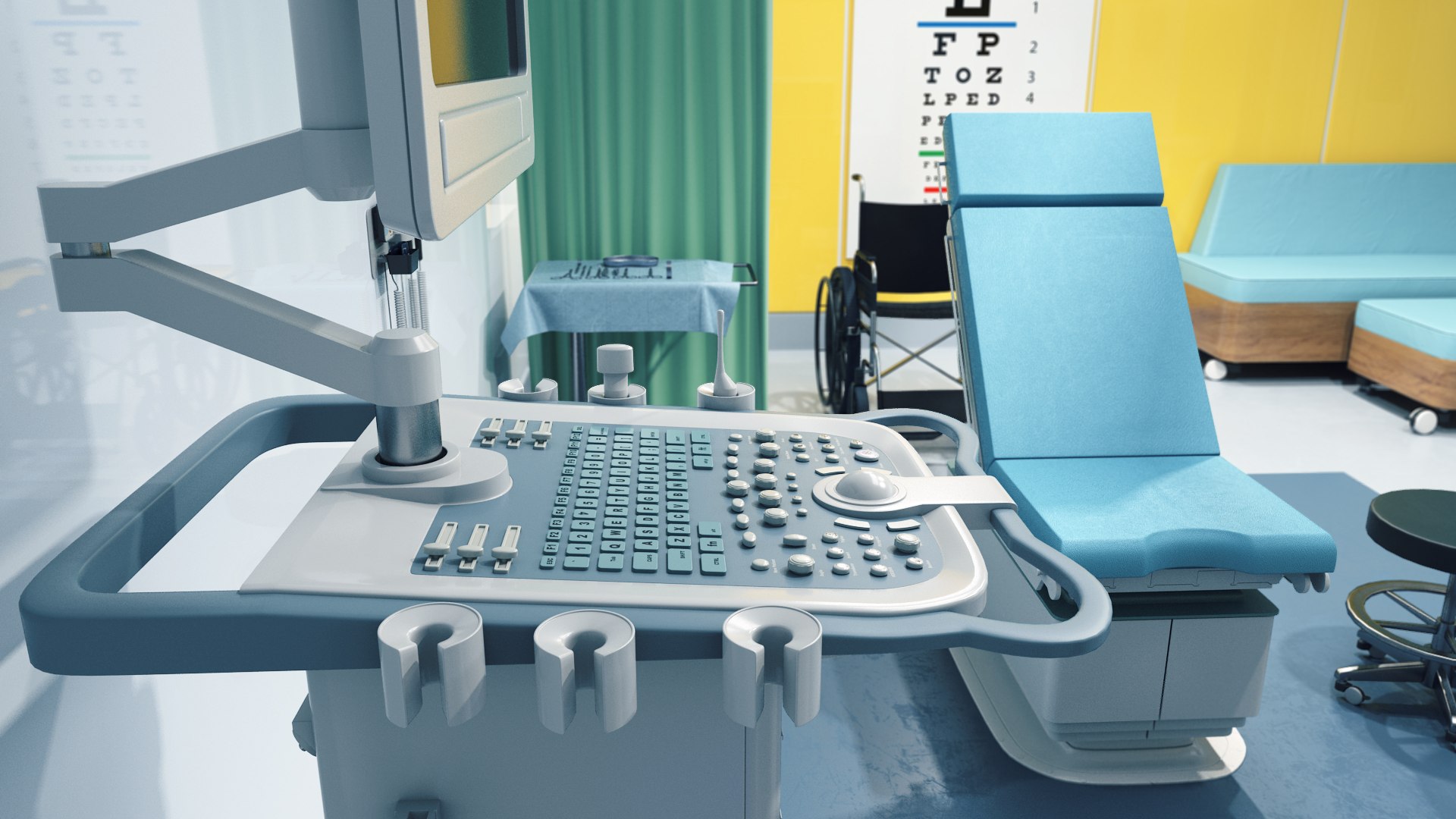 3D Exam Room Model - TurboSquid 2147549