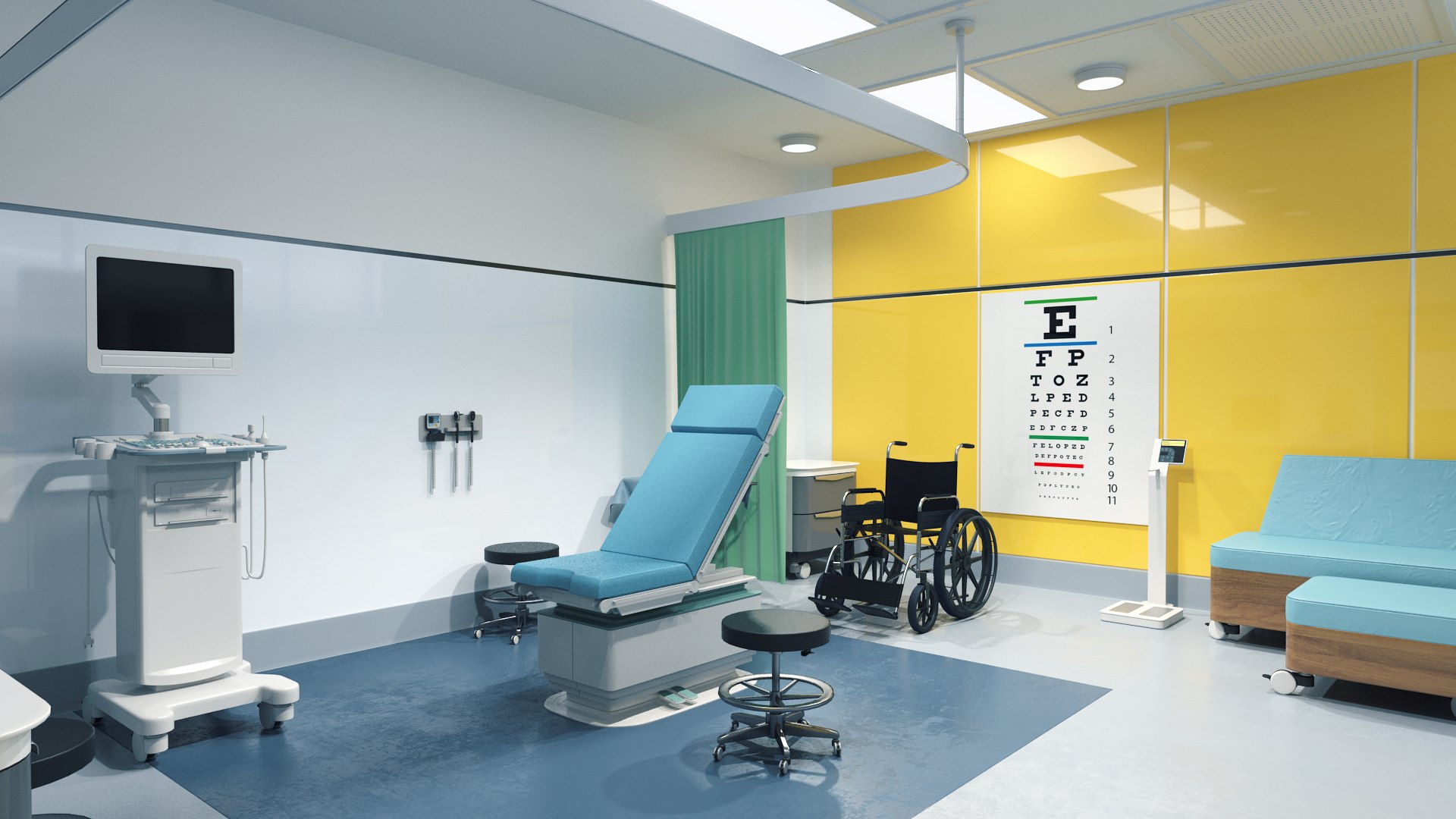 3D Exam Room Model - TurboSquid 2147549