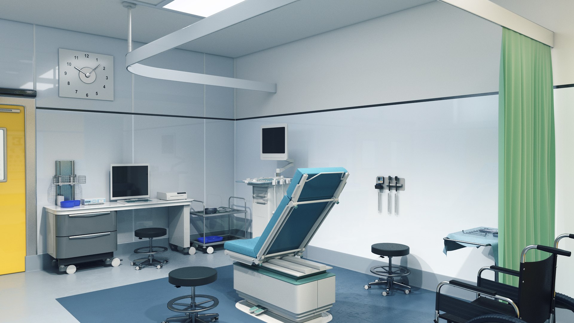 3D Exam Room Model - TurboSquid 2147549
