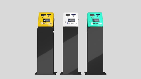 BTC ETH BTH ATM Cryptocurrency ATM model - TurboSquid 1768929