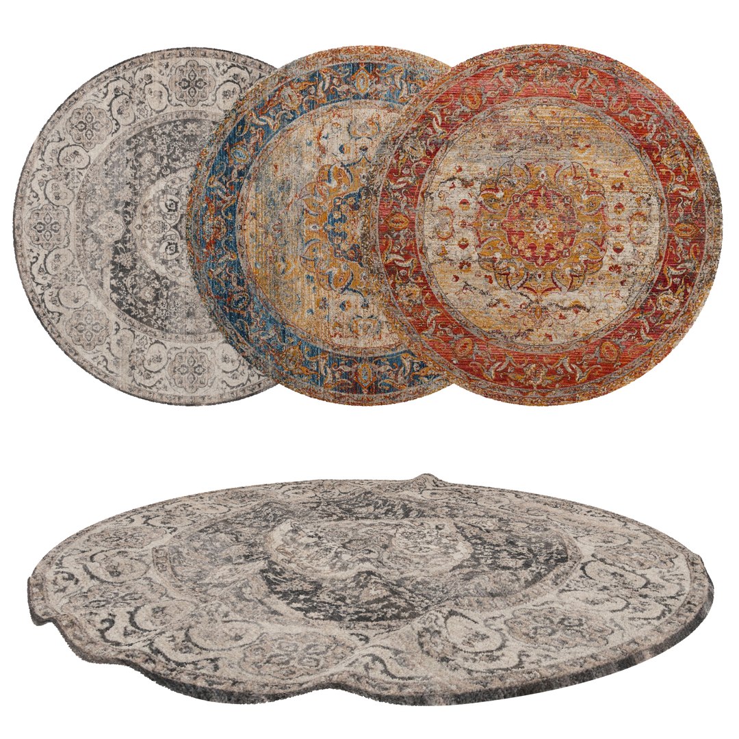 Carpets rugs 3D model - TurboSquid 1705795