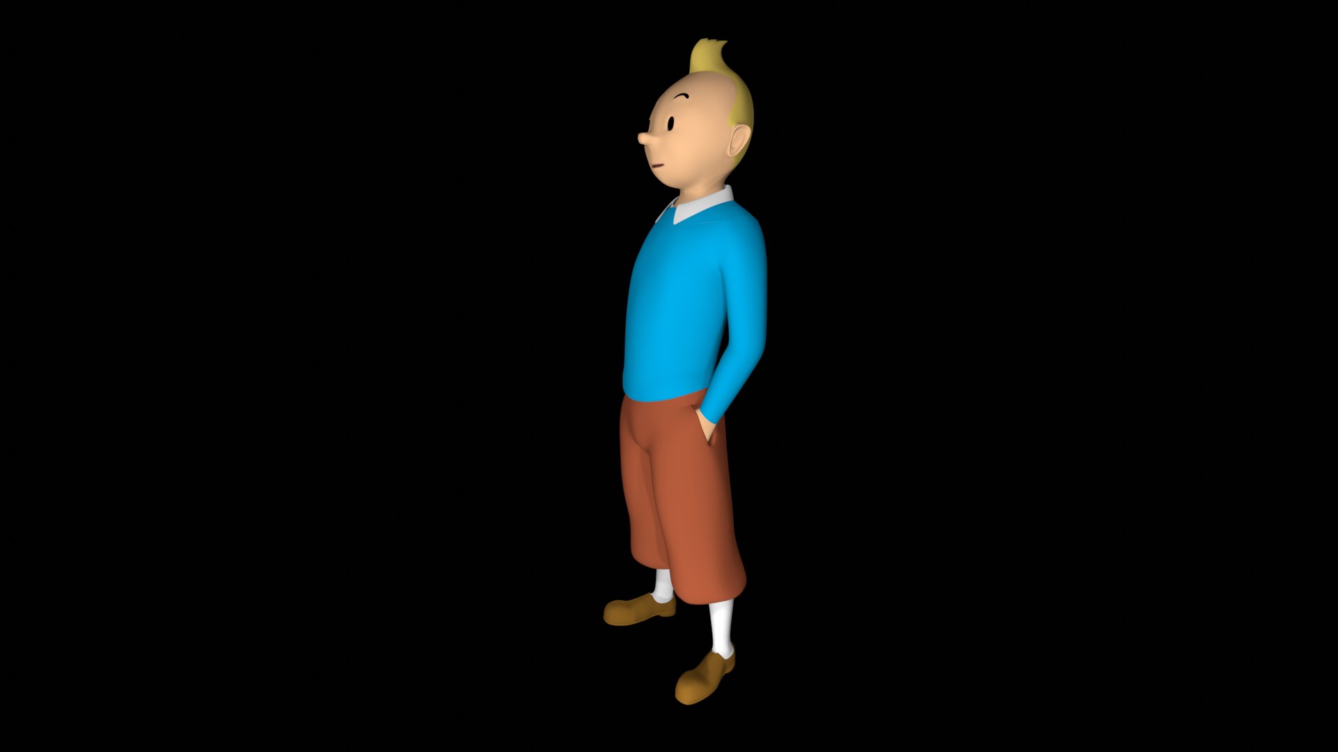 3d Model Tintin