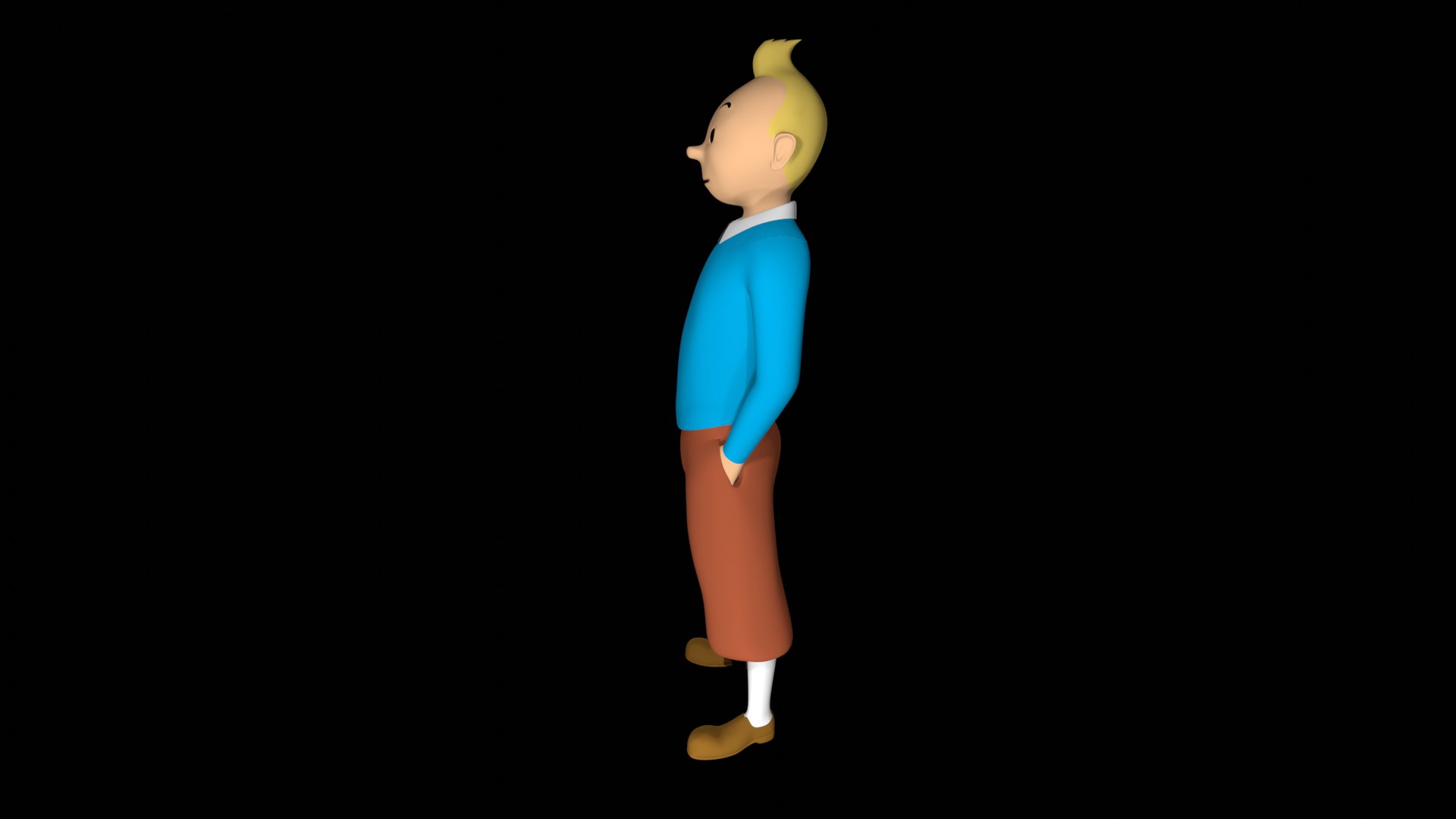 3d Model Tintin