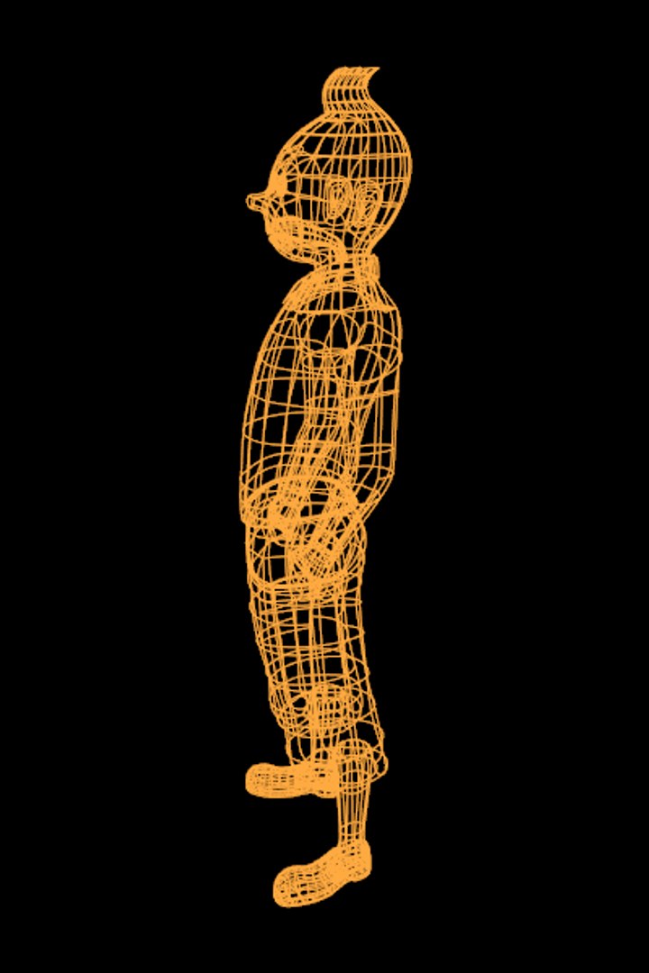 3d Model Tintin