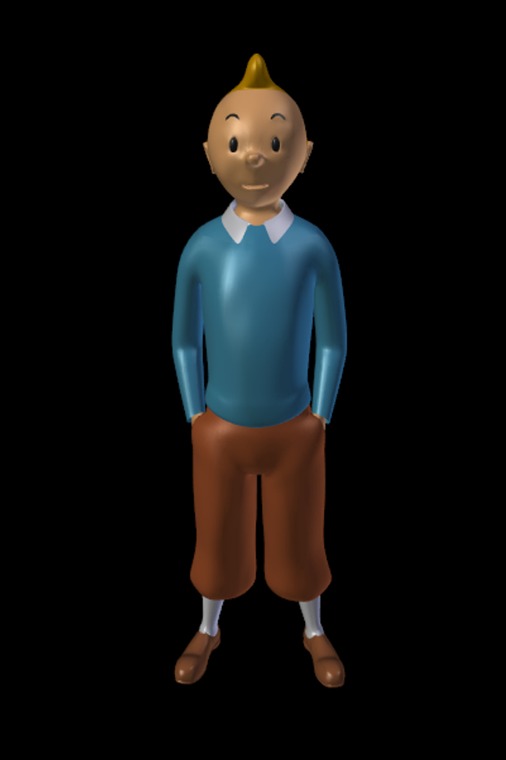 3d Model Tintin
