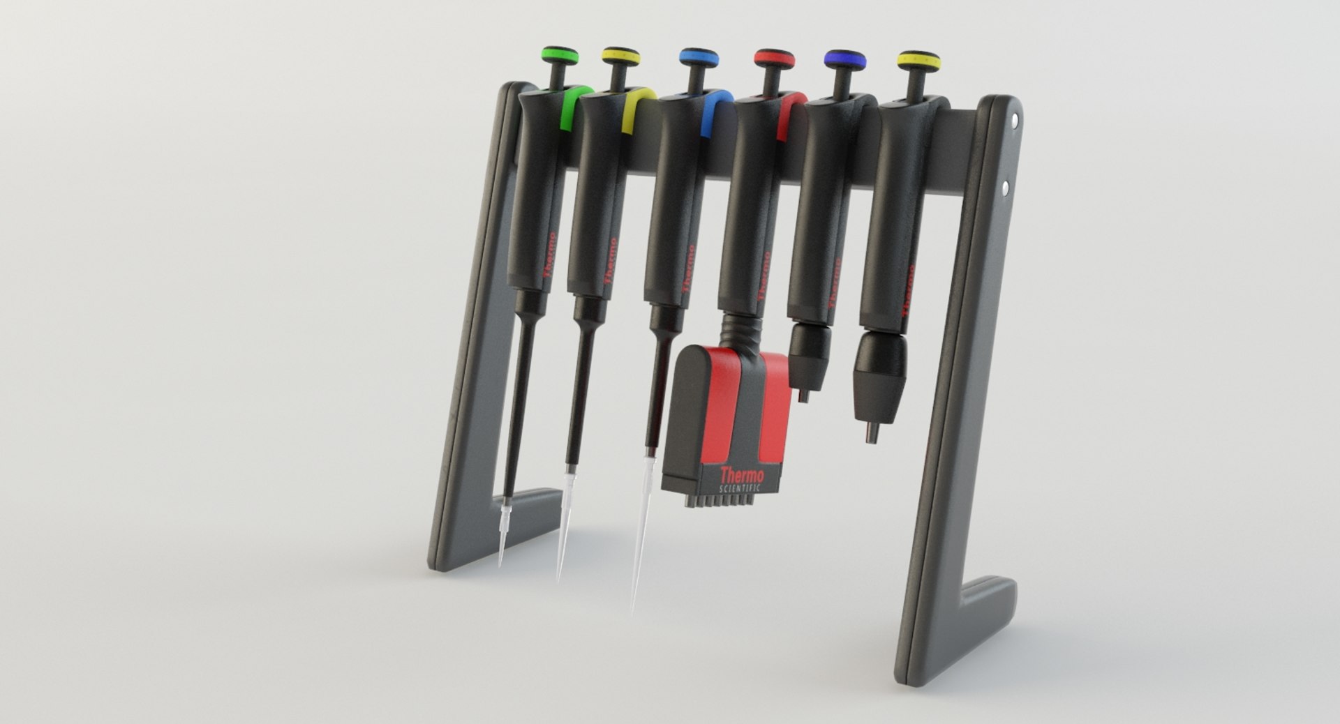 3D Pipettes Thermo - TurboSquid 1391070