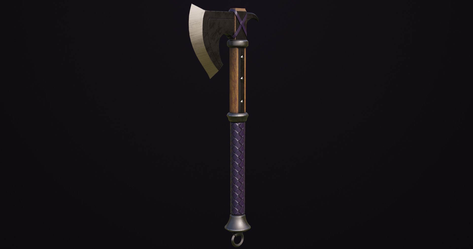 2 Battle Axe Collection All PBR Unity UE Textures Included 3D Model ...