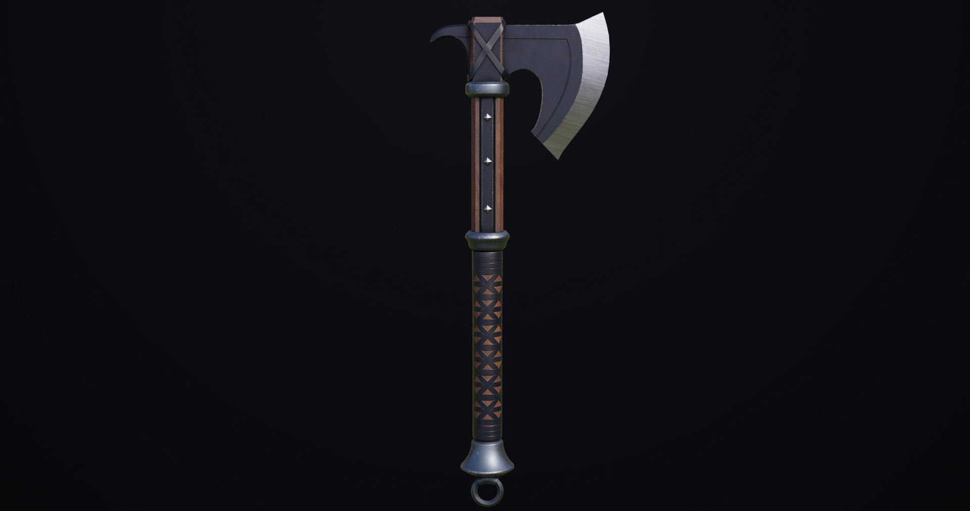 2 Battle Axe Collection All PBR Unity UE Textures Included 3D Model ...