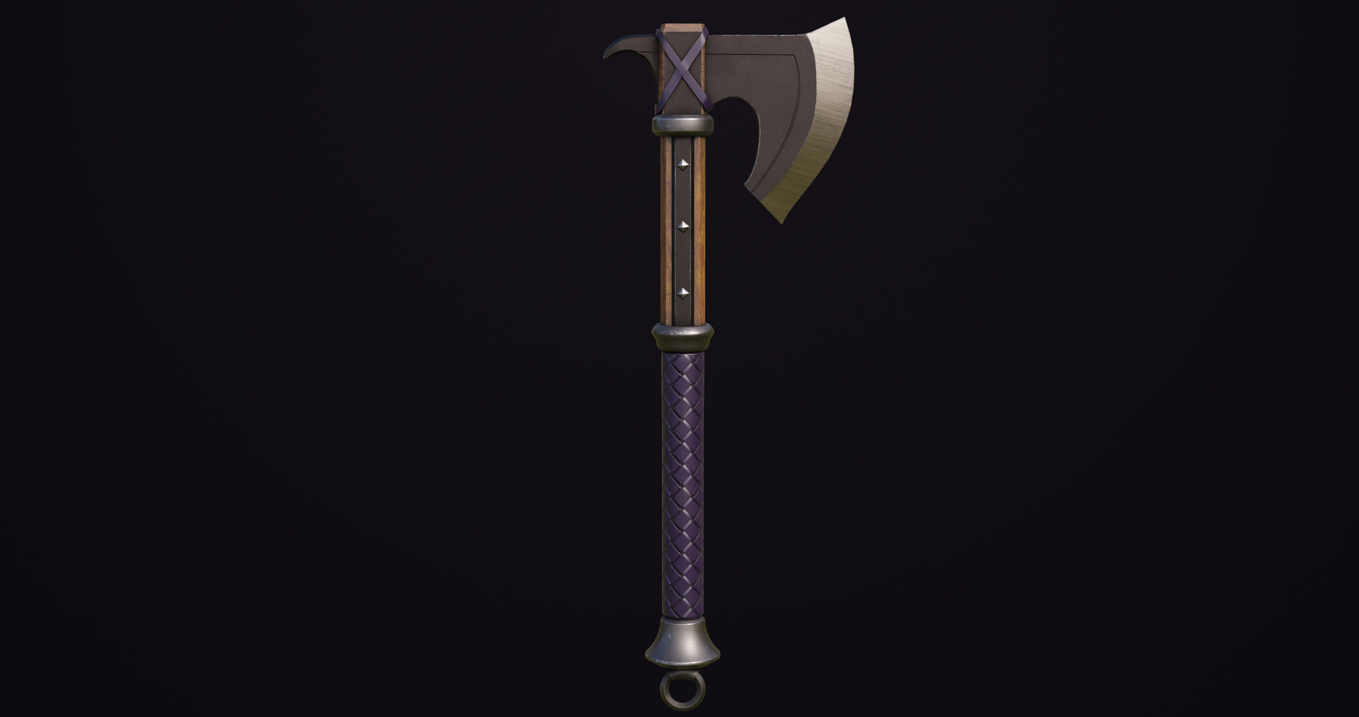 2 Battle Axe Collection All PBR Unity UE Textures Included 3D Model ...