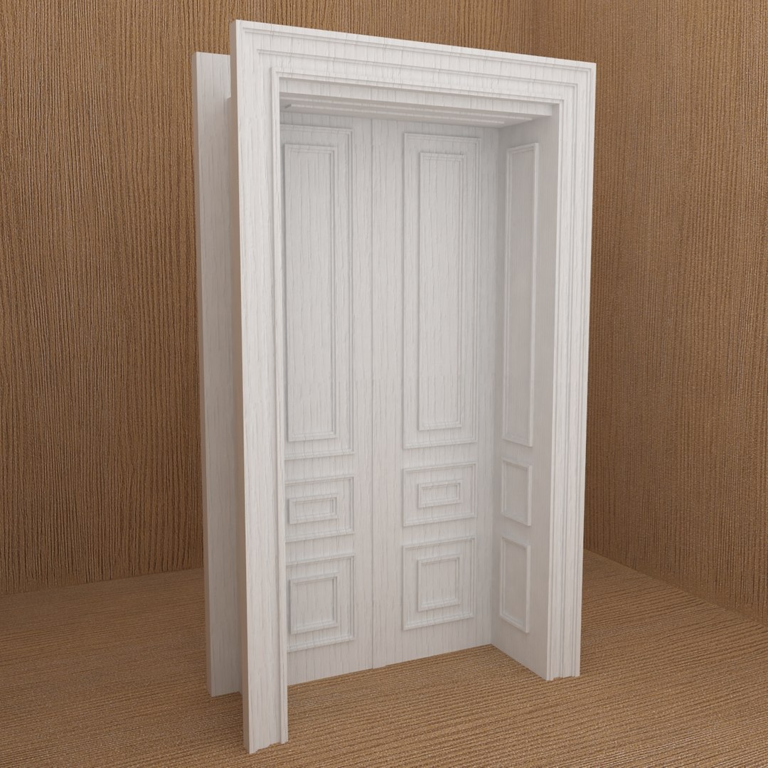 building architecture door 3d model