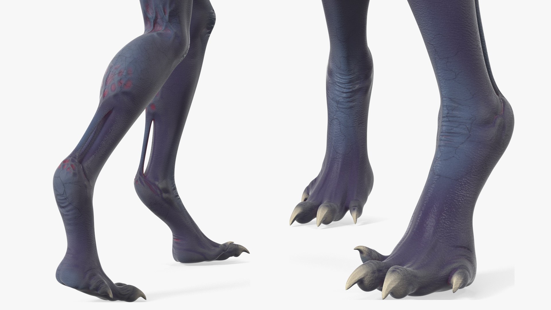 3D Scary Creature Standing Pose Model - TurboSquid 1702757