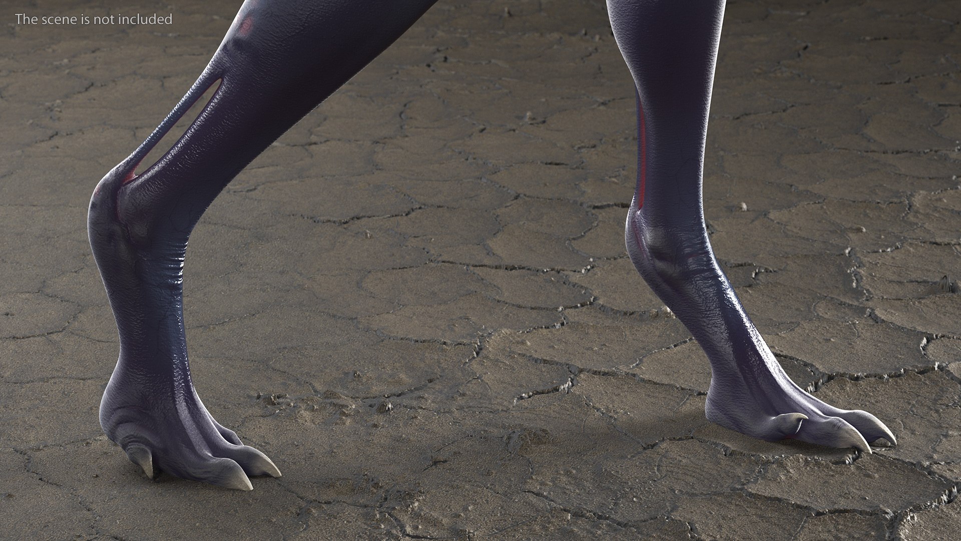 3D Scary Creature Standing Pose Model - TurboSquid 1702757