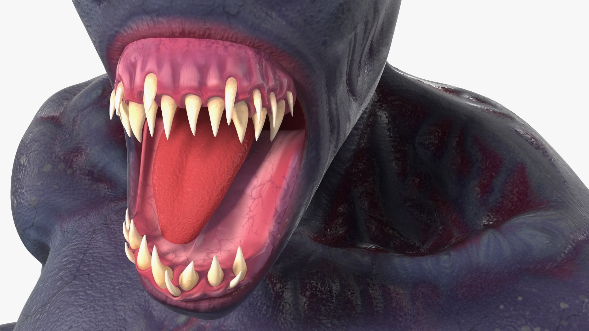 3D Scary Creature Standing Pose Model - TurboSquid 1702757