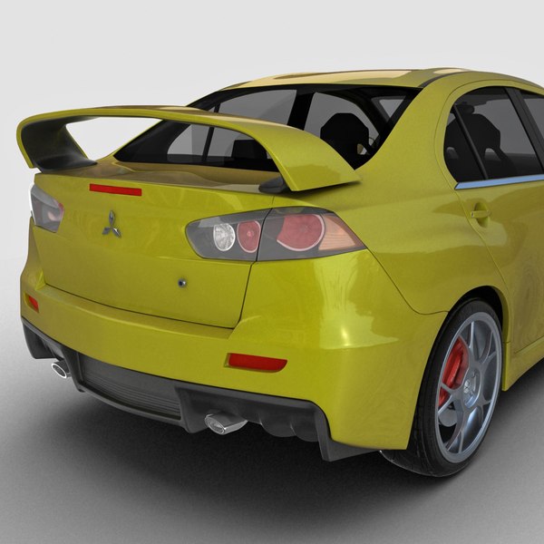 3d mitsubishi lancer x