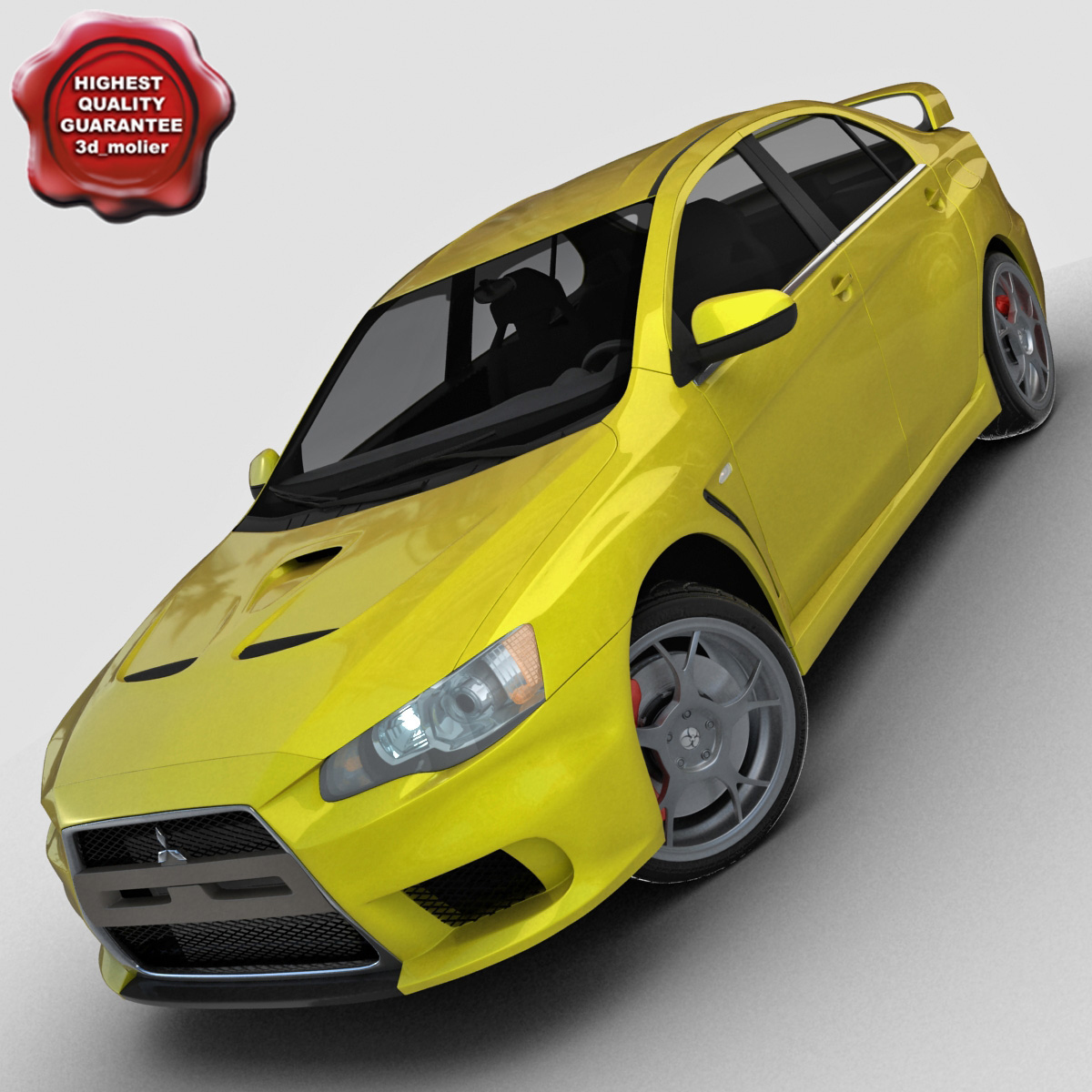 3d mitsubishi lancer x