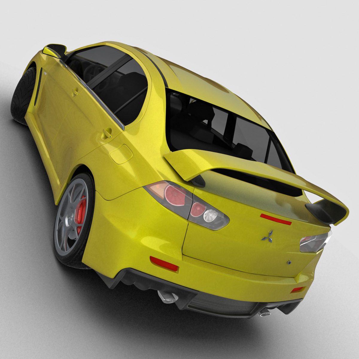 3d mitsubishi lancer x