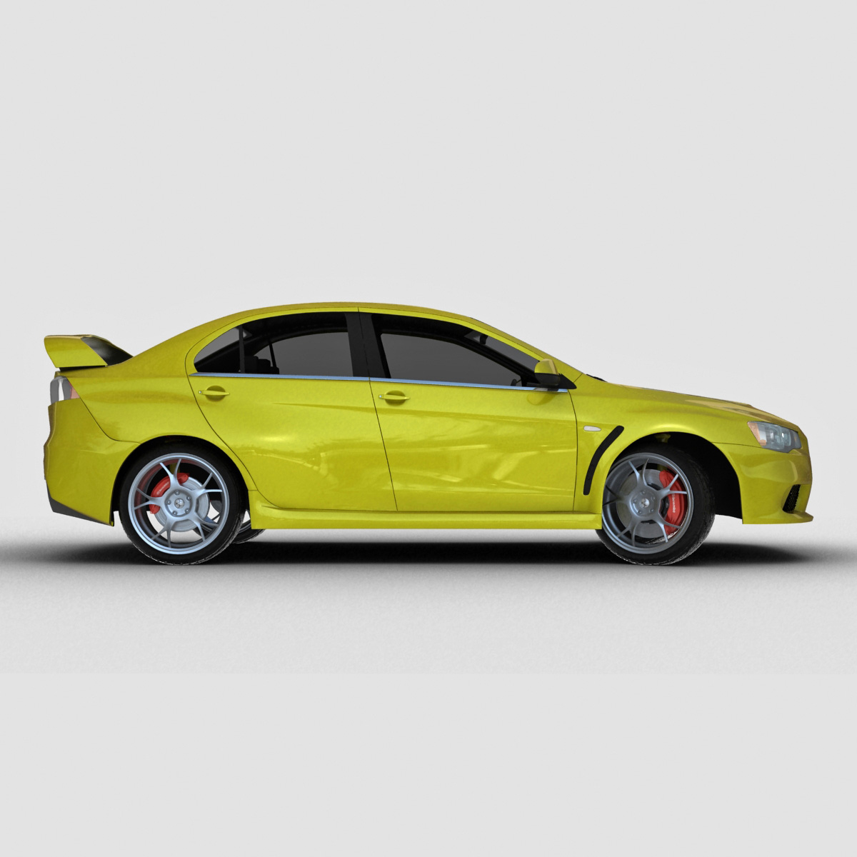 3d mitsubishi lancer x
