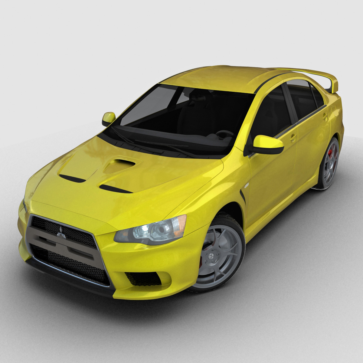 3d mitsubishi lancer x