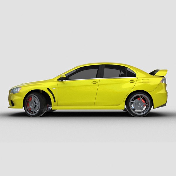 3d mitsubishi lancer x