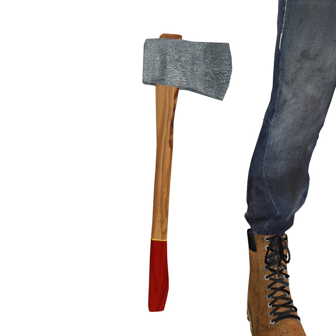 rigged canadian lumberjack 2 3d model