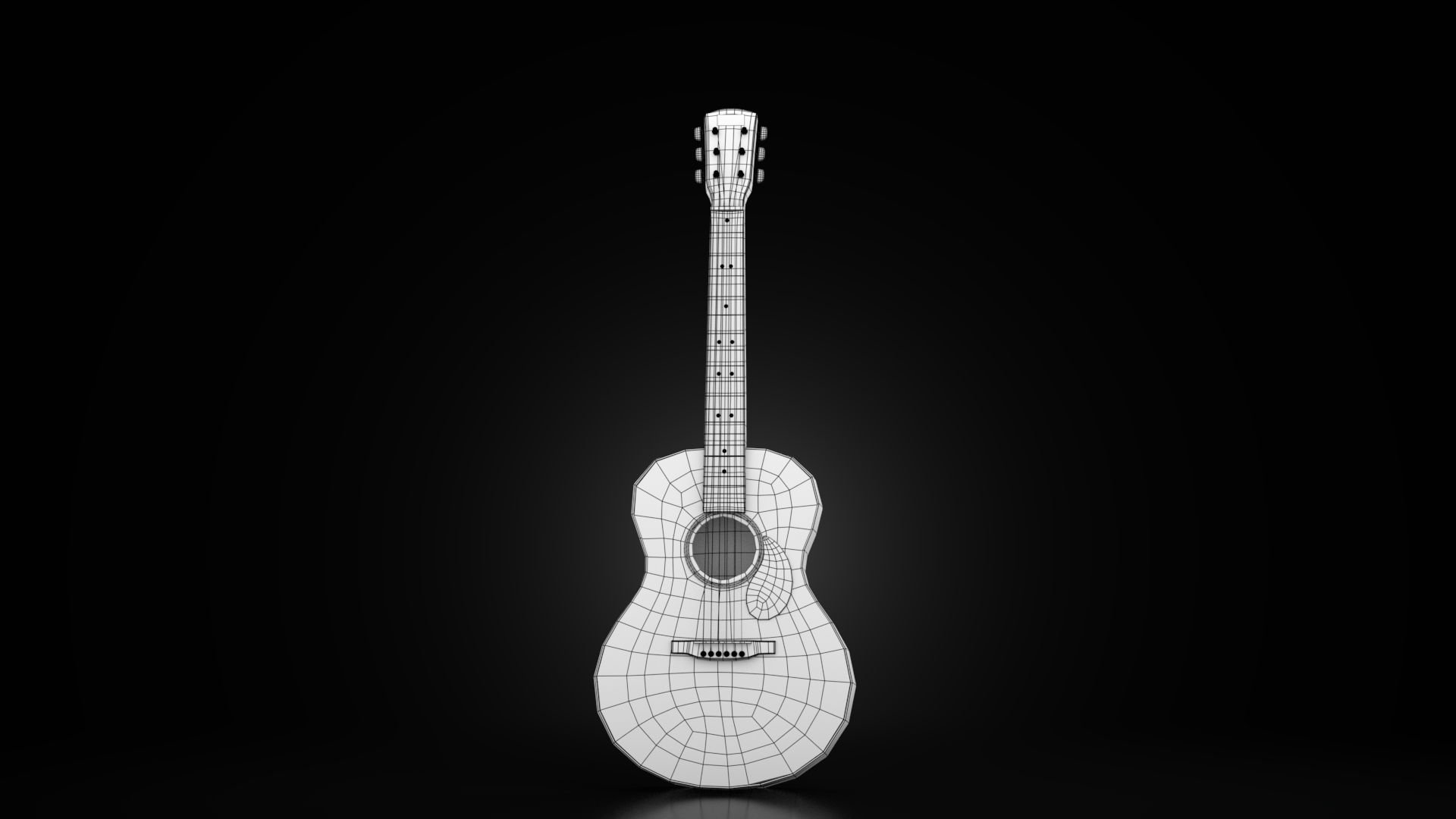 3D Model Acoustic Guitar - TurboSquid 1883349