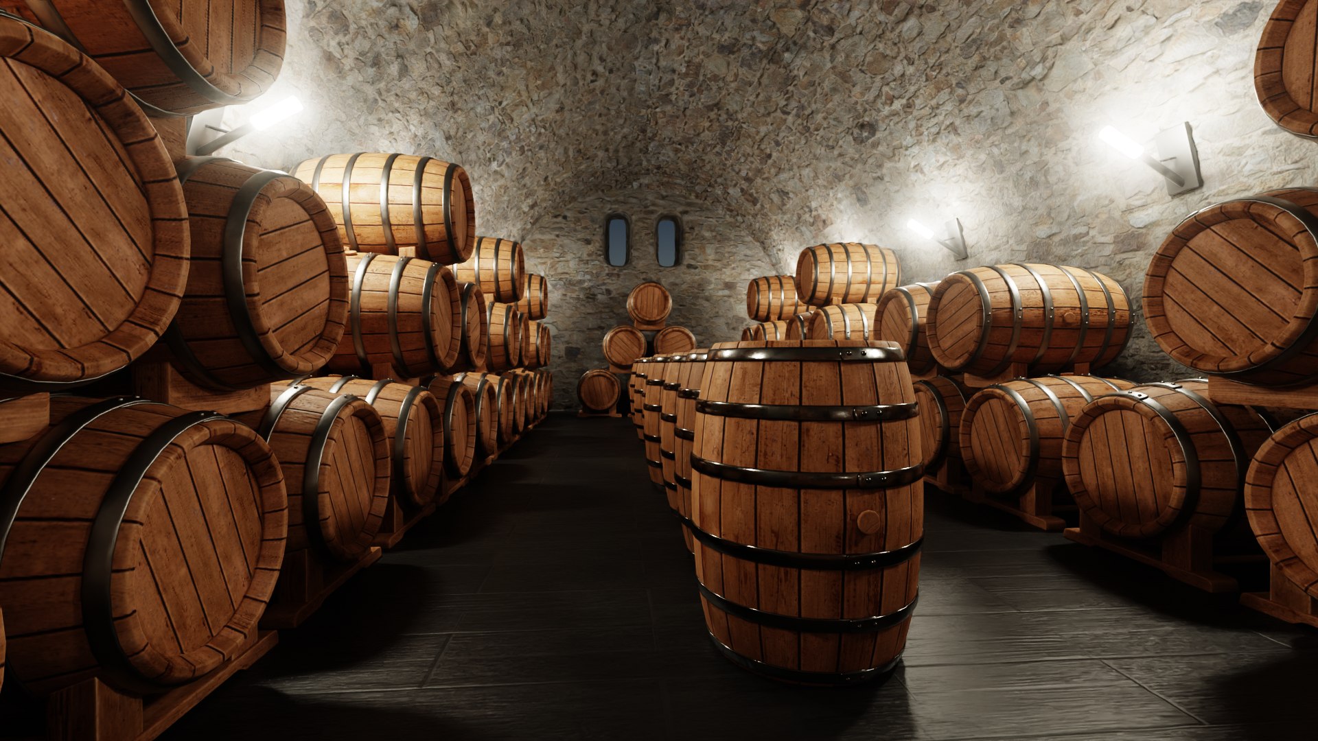 3D model Wine Cellars - TurboSquid 2160109