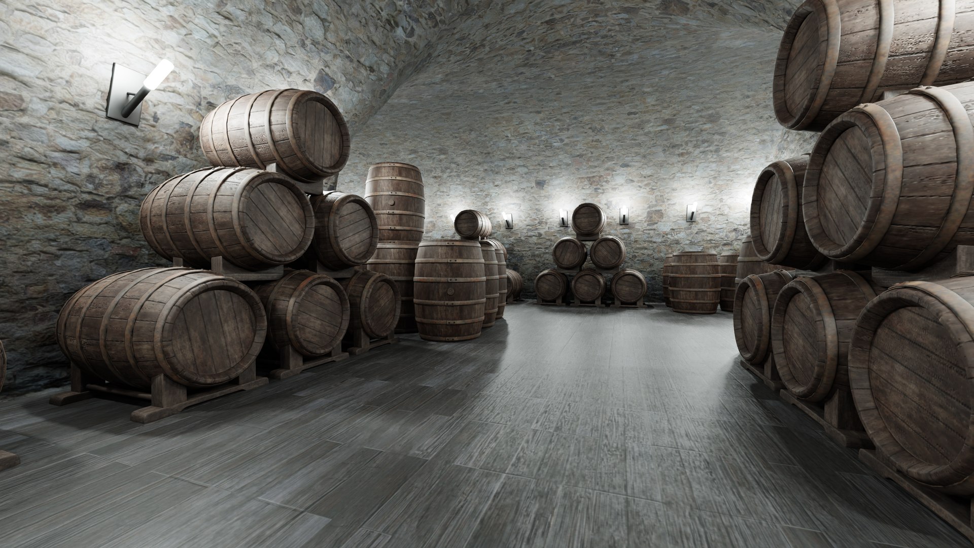 3D model Wine Cellars - TurboSquid 2160109
