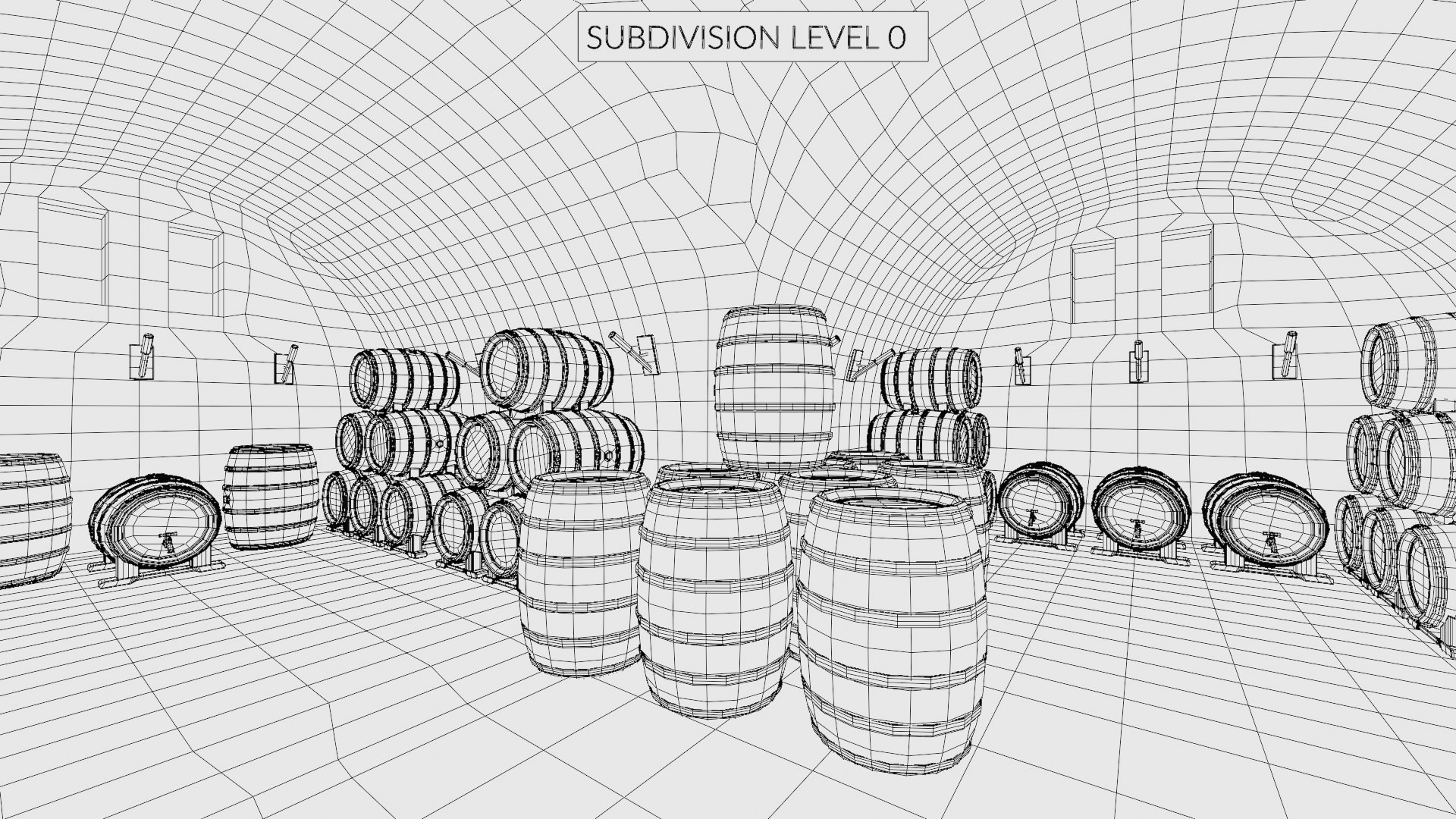 3D model Wine Cellars - TurboSquid 2160109