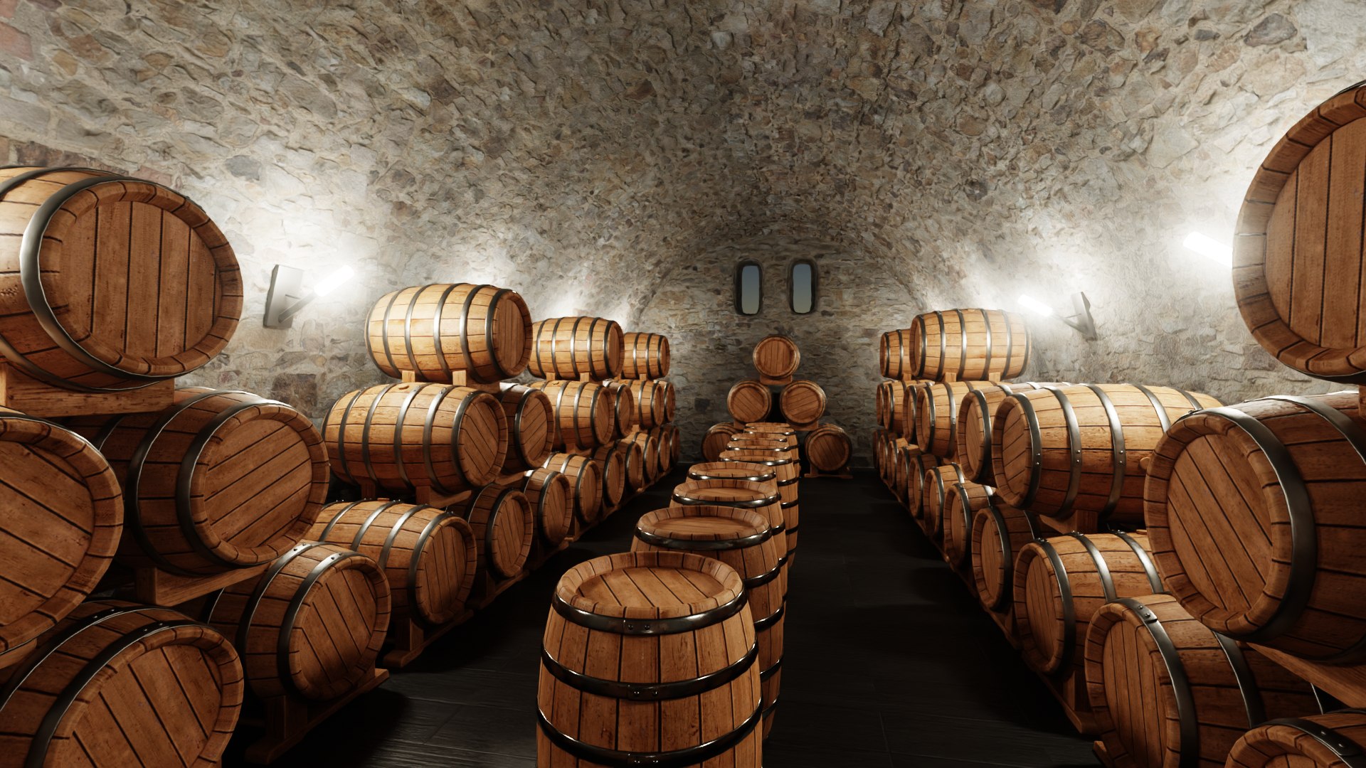 3D model Wine Cellars - TurboSquid 2160109