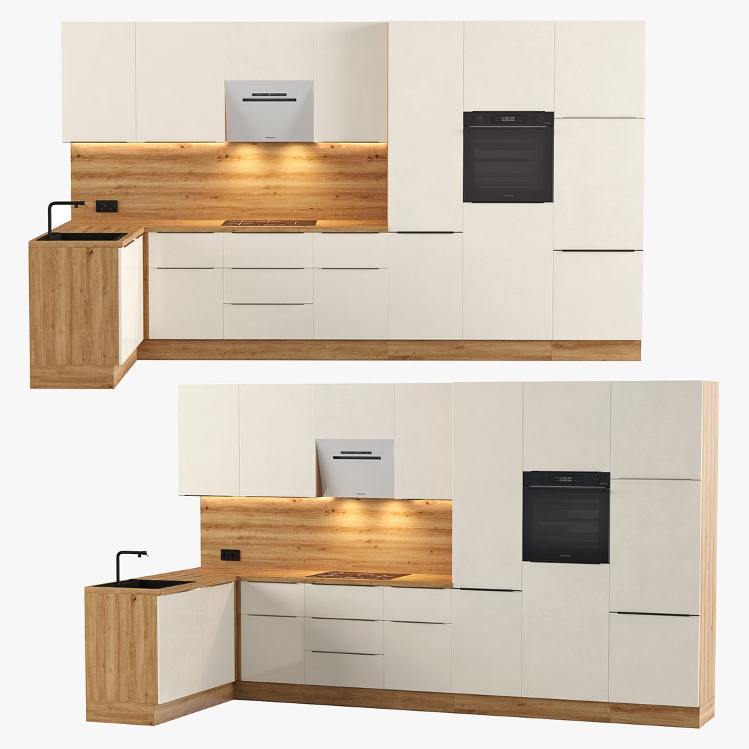 3D Model Kitchen 22 Marleen - TurboSquid 2164224